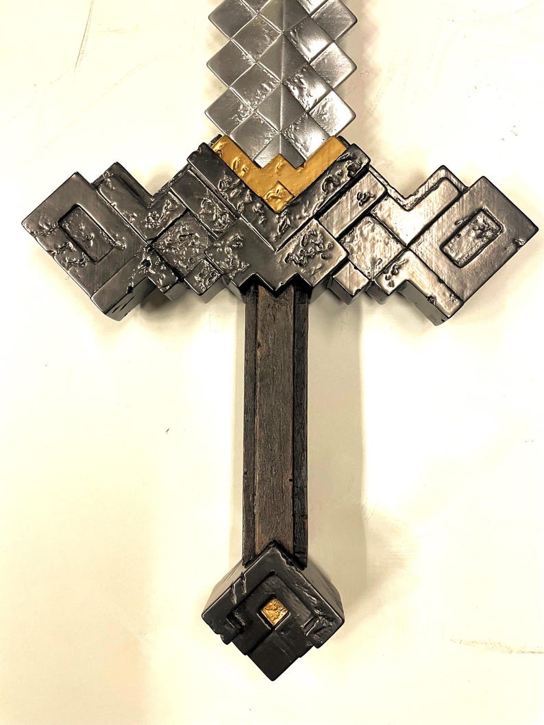 Minecraft Movie Sword, Screen Accurate – 1:1 Scale, Display 3D Printed ...