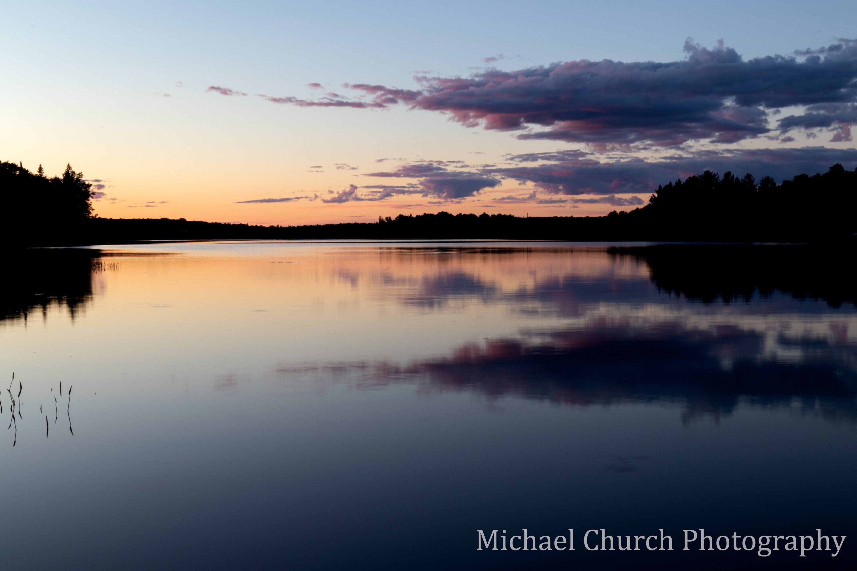 Bray Lake Ontario Landscape Photography, Beautiful Sunset Canada ...