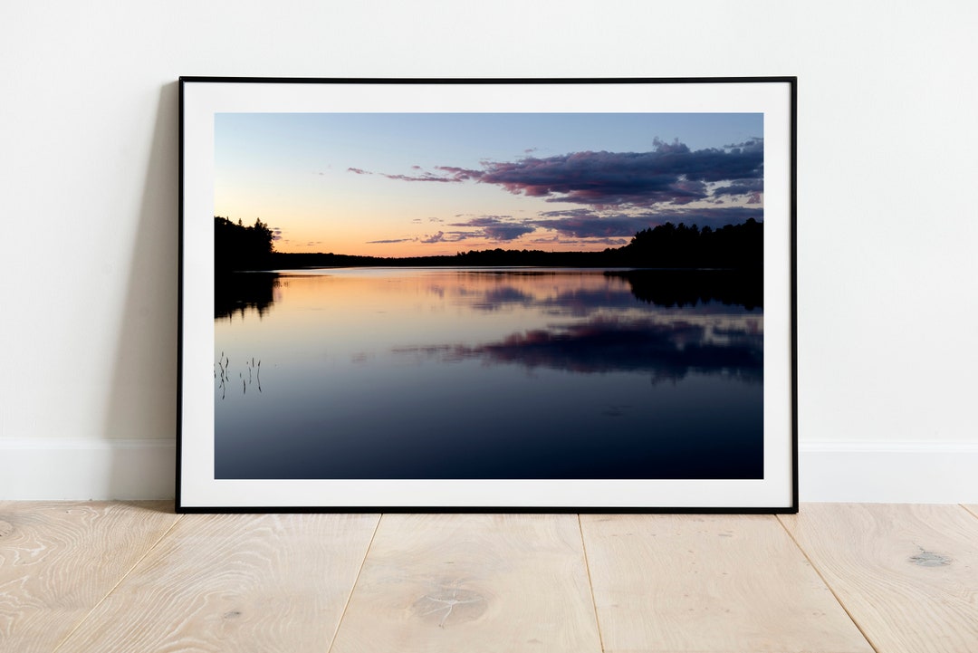 Bray Lake Ontario Landscape Photography, Beautiful Sunset Canada ...