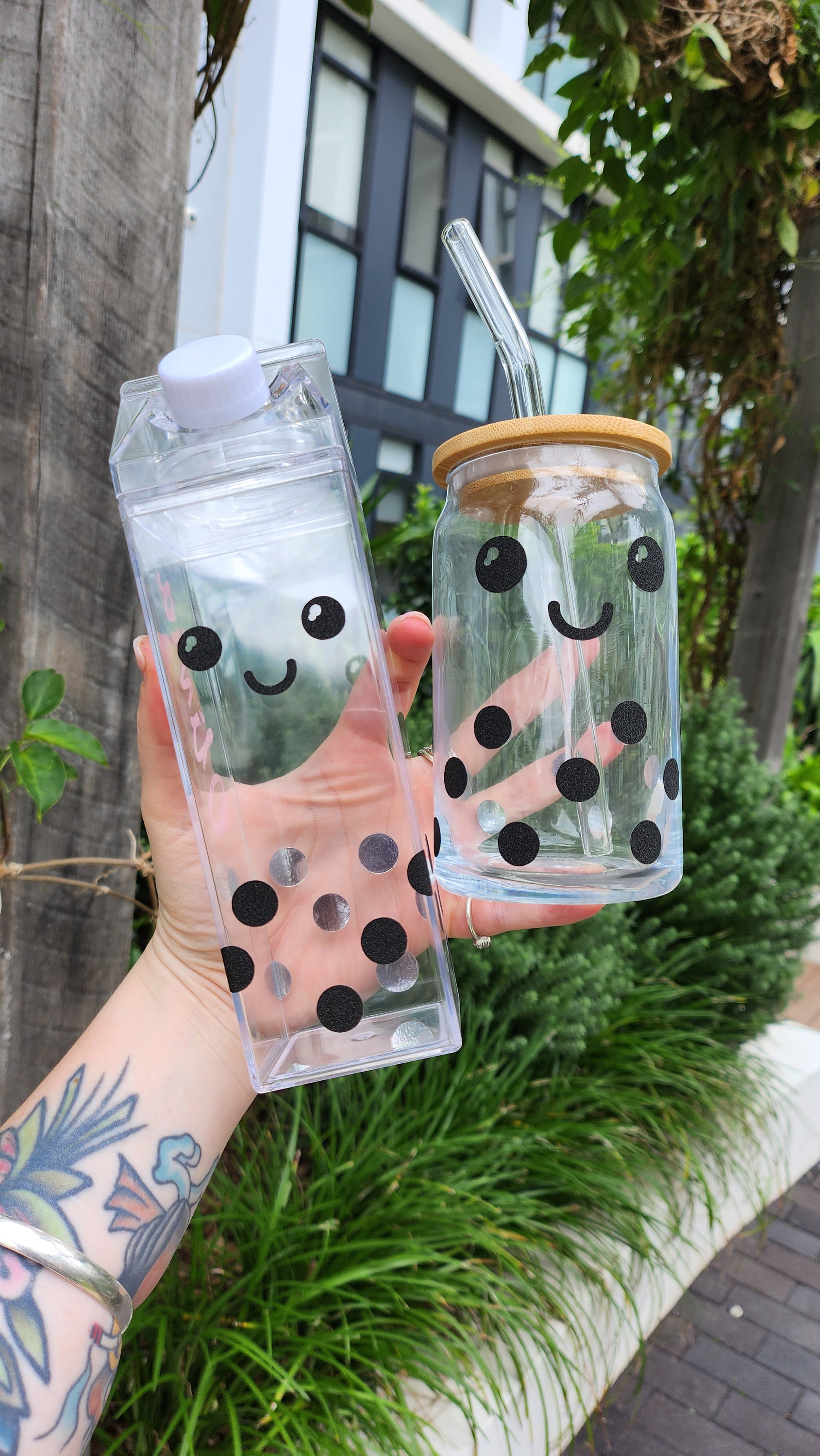 Mr Boba! Reusable Bubble Tea Glass - Etsy