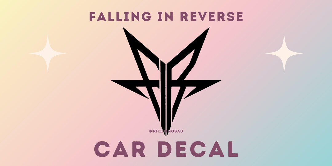 Falling in Reverse - Car Decal - Etsy
