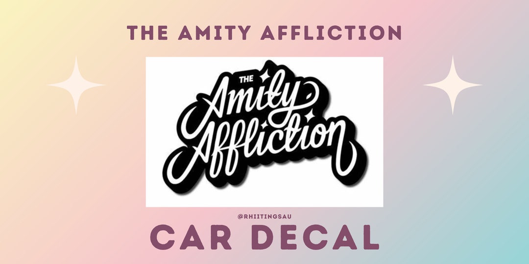 The Amity Affliction - Car Decal - TAA - Etsy