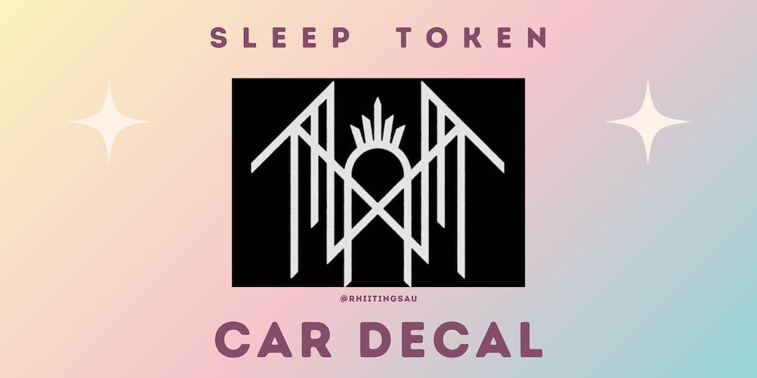 Sleep Token - Car Decal - Etsy