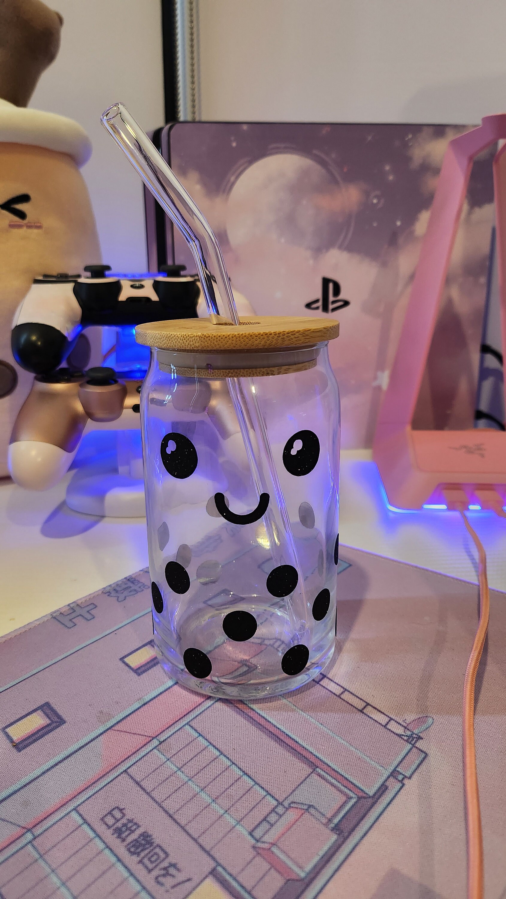 Mr Boba Reusable Bubble Tea Glass - Etsy