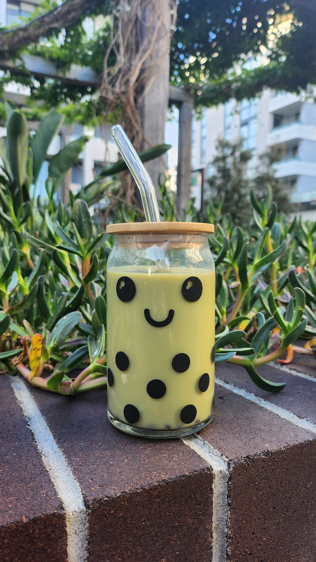 Mr Boba! Reusable Bubble Tea Glass - Etsy
