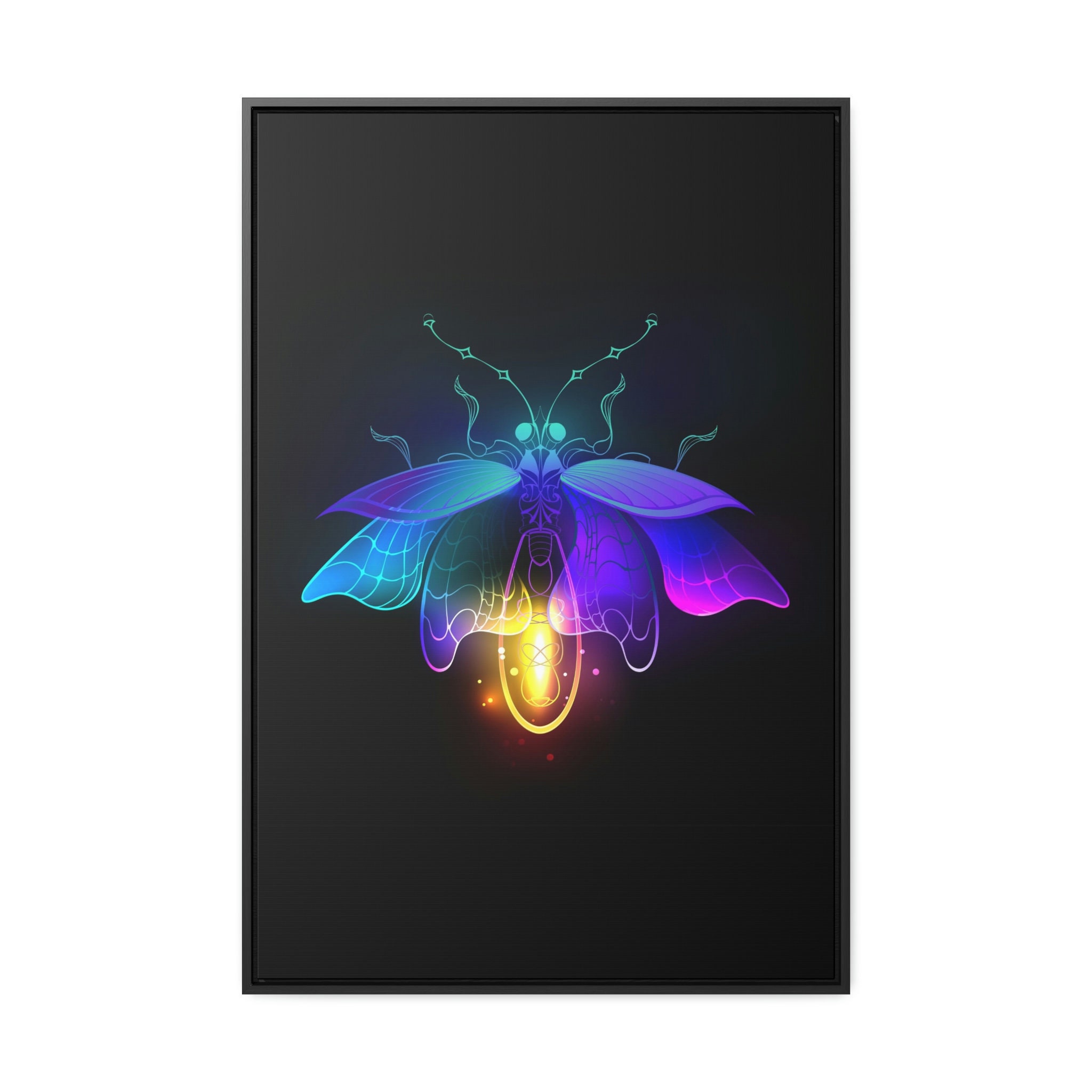 Firefly Ready to Hang Canvas Wrap Art Print for Living Room Canvas ...
