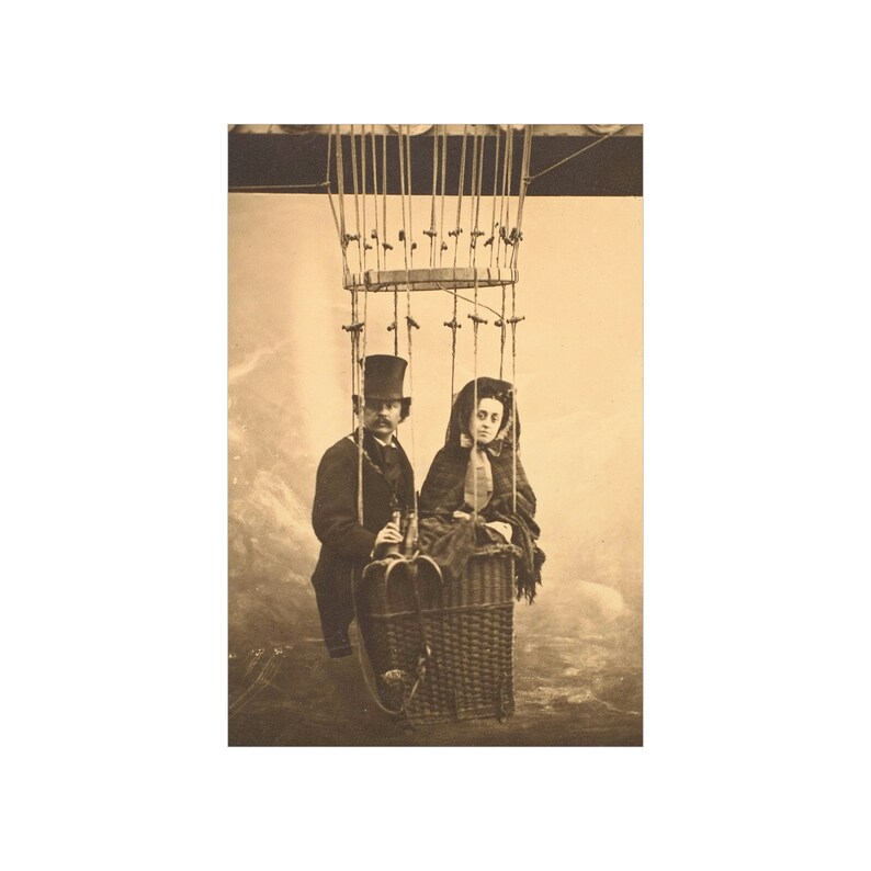 Victorian Era Photography Poster Art Print for Steampunk Decor Matte ...