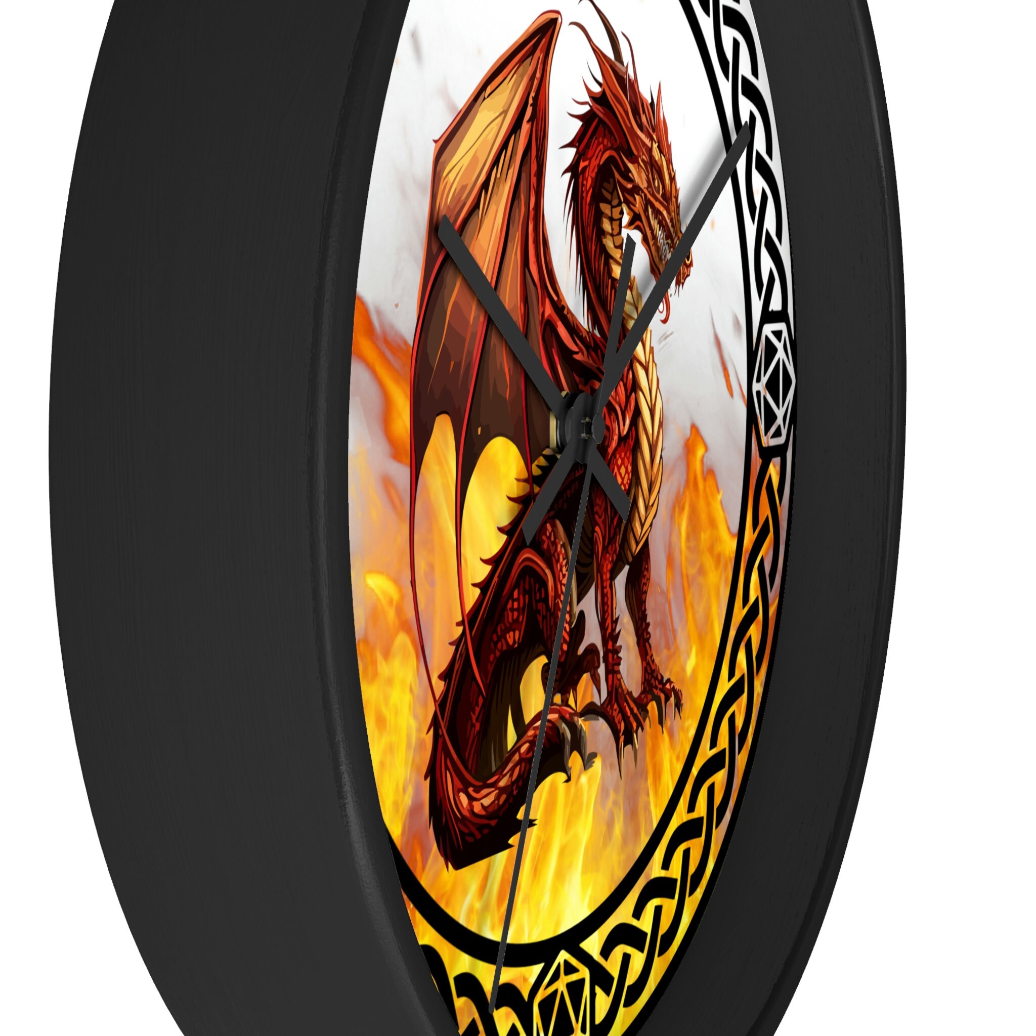 Dnd Dragon Clock for Fantasy Dragon Gift Role Playing Game Dnd Fans of ...