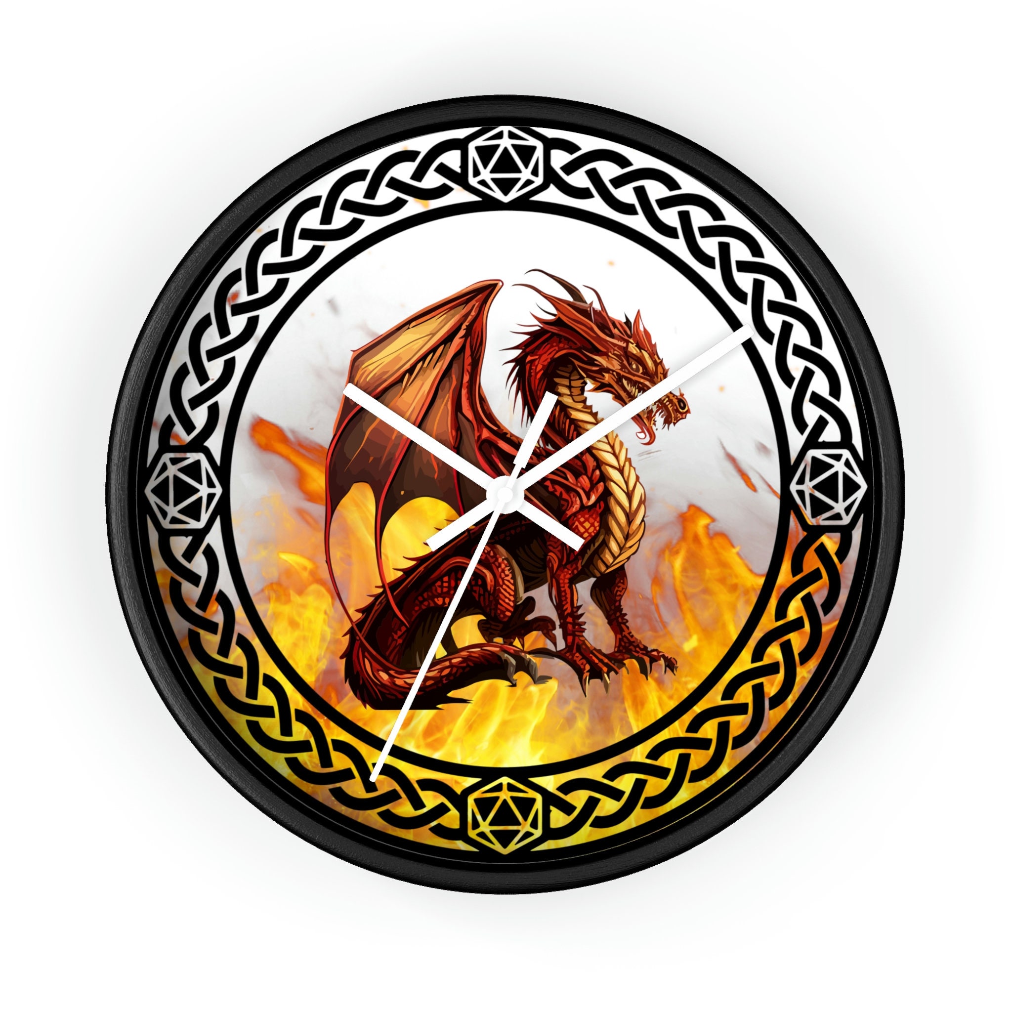 Dnd Dragon Clock for Fantasy Dragon Gift Role Playing Game Dnd Fans of ...
