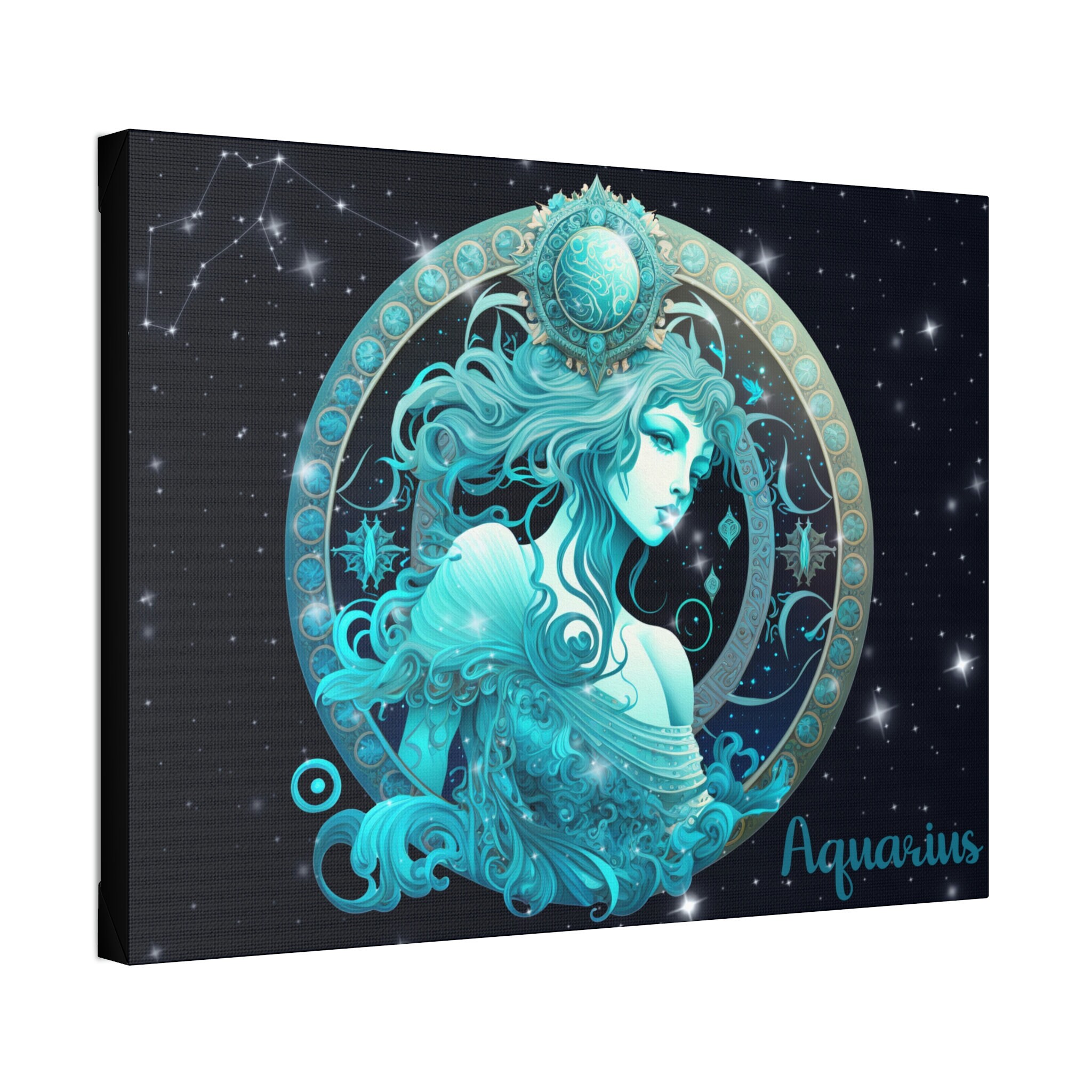 Aquarius Symbol Art
