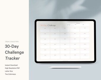 30 Day Mental Health Challenge Guide Self Care Worksheet Digital ...
