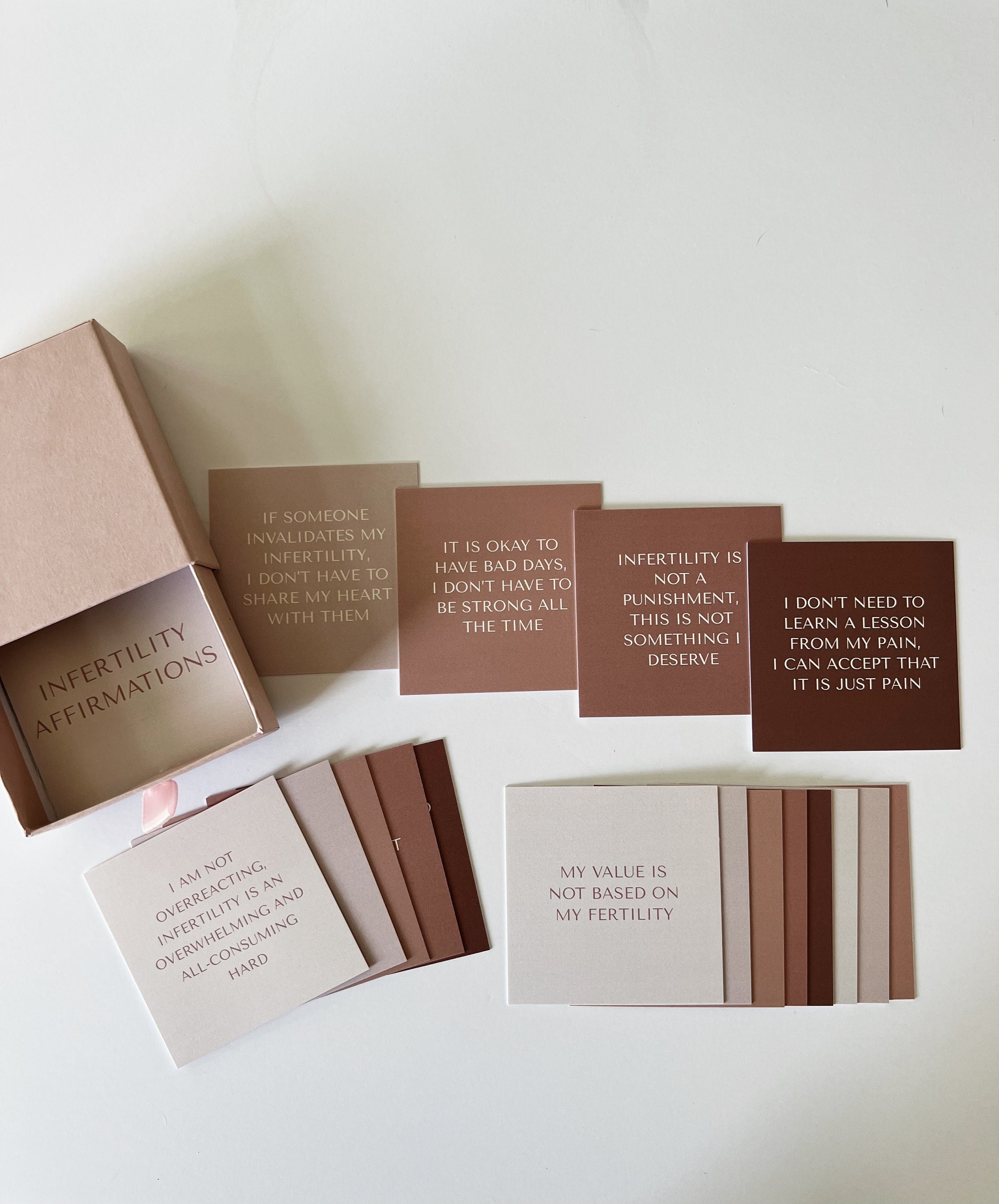 Infertility Affirmation Cards - Infertility Mental Health - Mindfulness ...