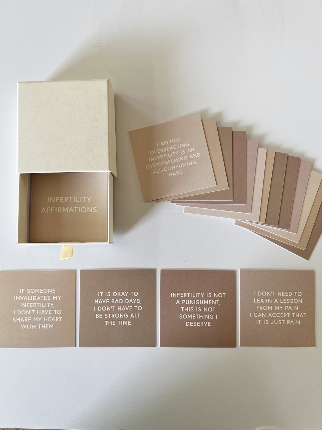 Infertility Affirmation Cards - Infertility Mental Health - Mindfulness ...