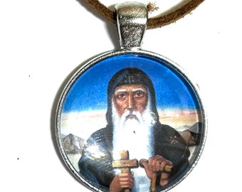 St Moses the Black Abba Moses the Robber Bronze Pendant - Etsy