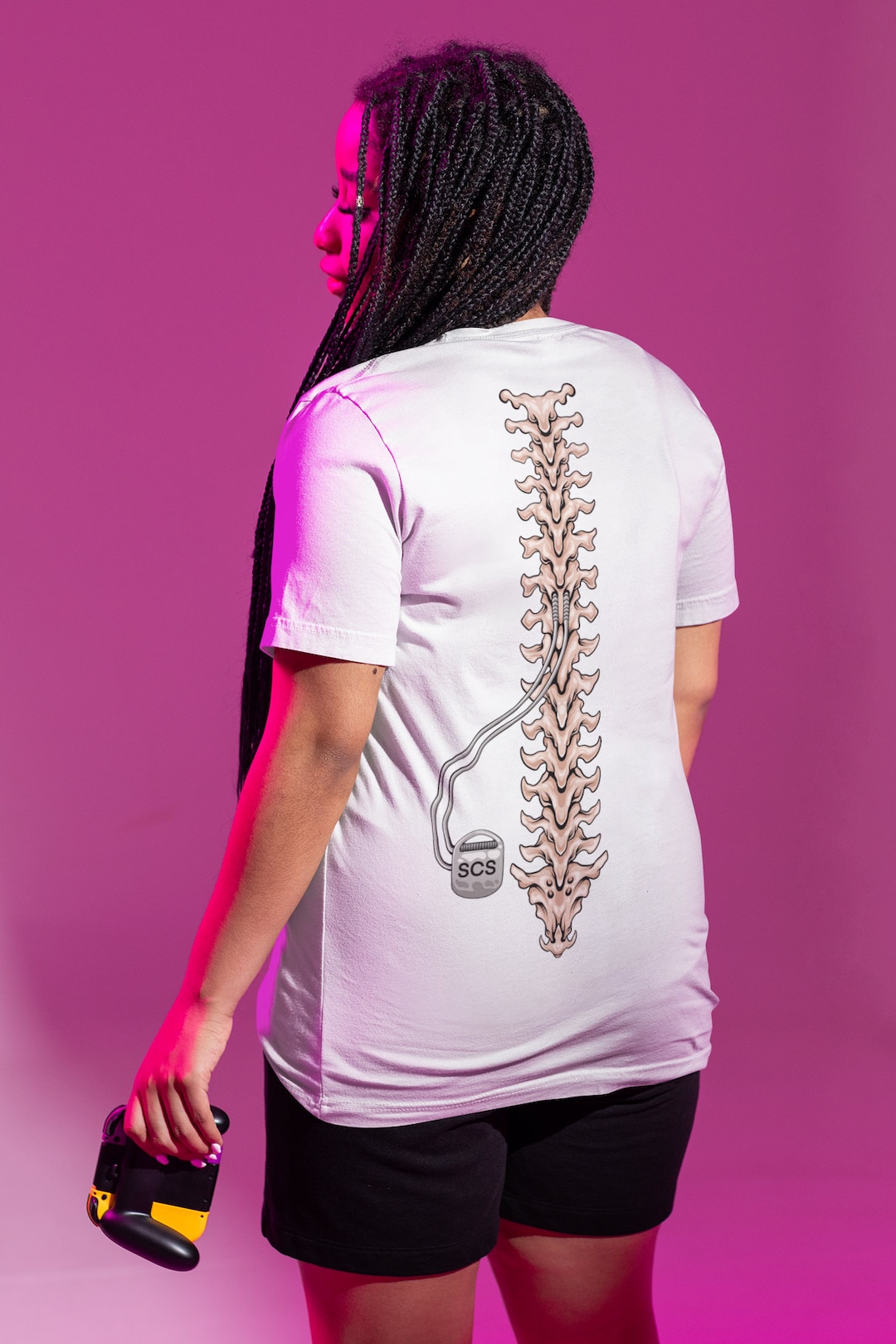 No More Pain Spinal Cord Stimulator T-shirt Unisex Jersey Short Sleeve ...