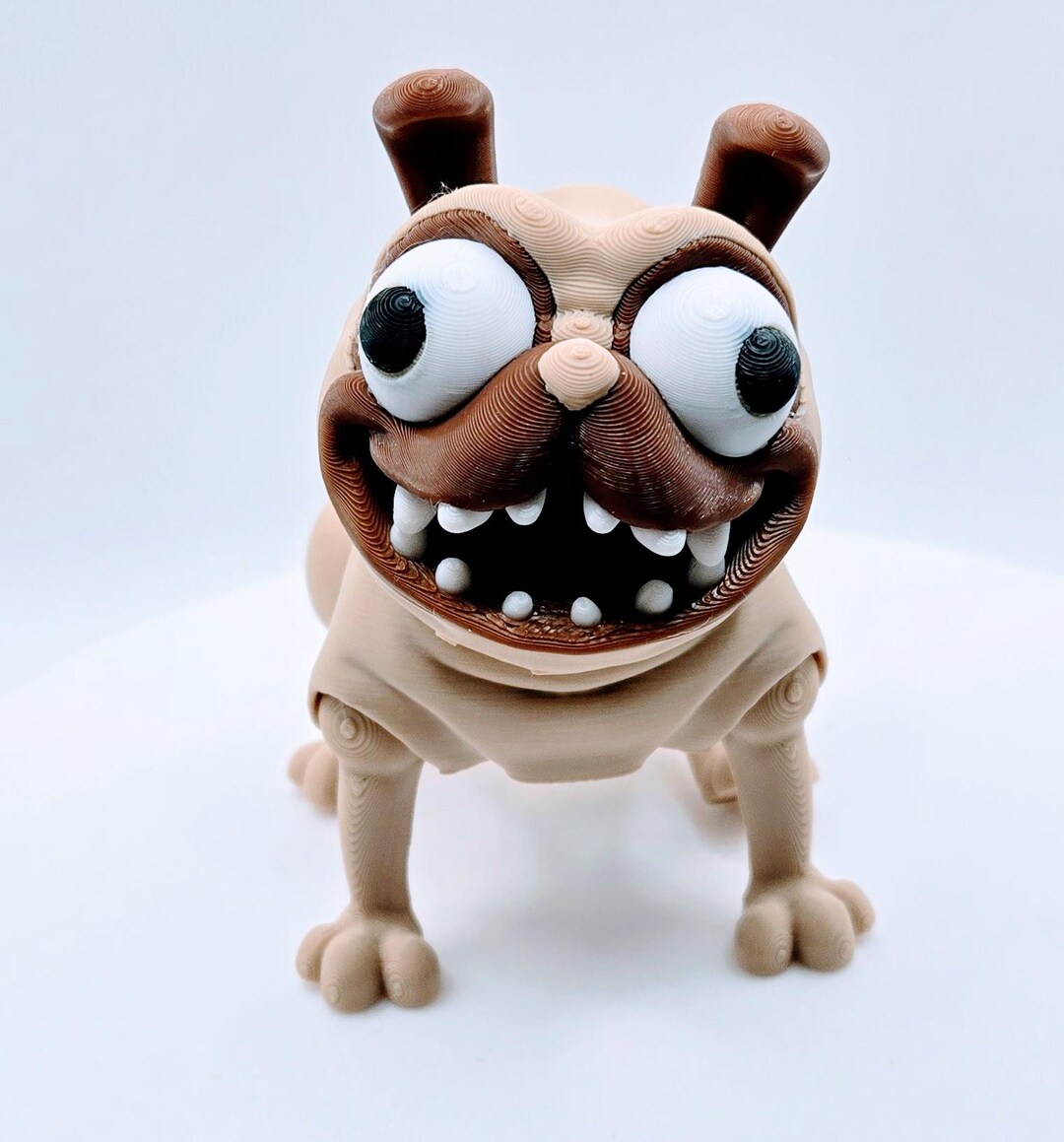 Charming Pug Figure: Funky Addition to Your Space - Etsy