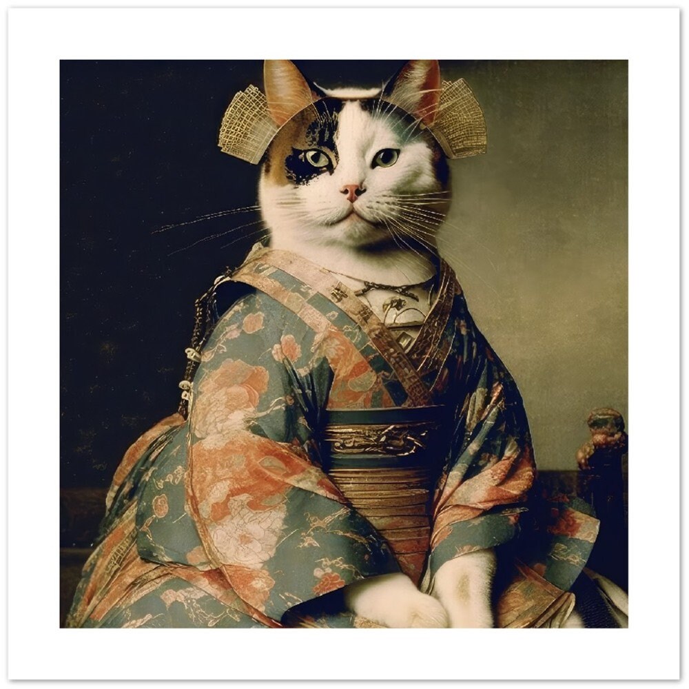 A Meowvelous Transformation: A Geisha Cat Blooming With Color ...