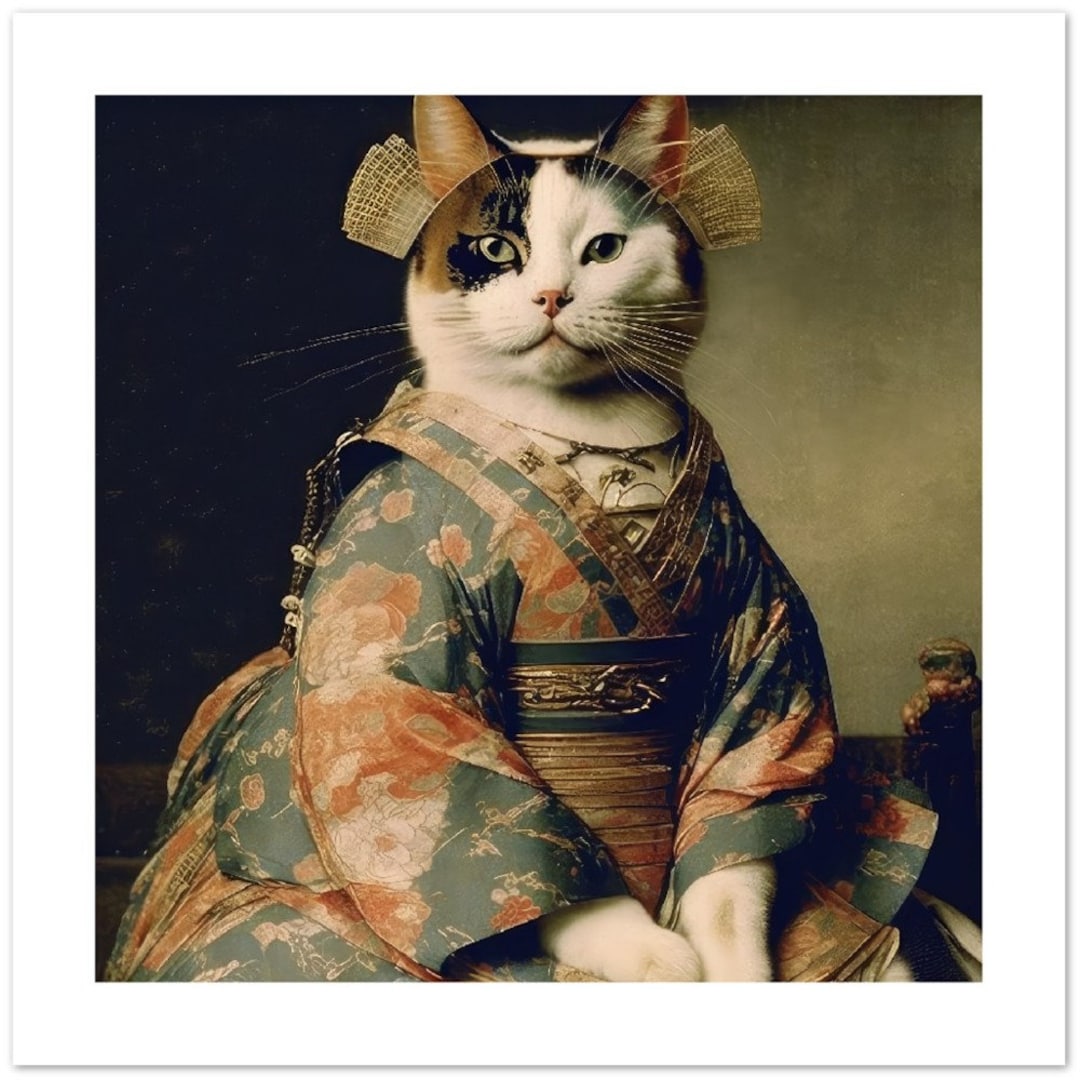 A Meowvelous Transformation: A Geisha Cat Blooming With Color ...