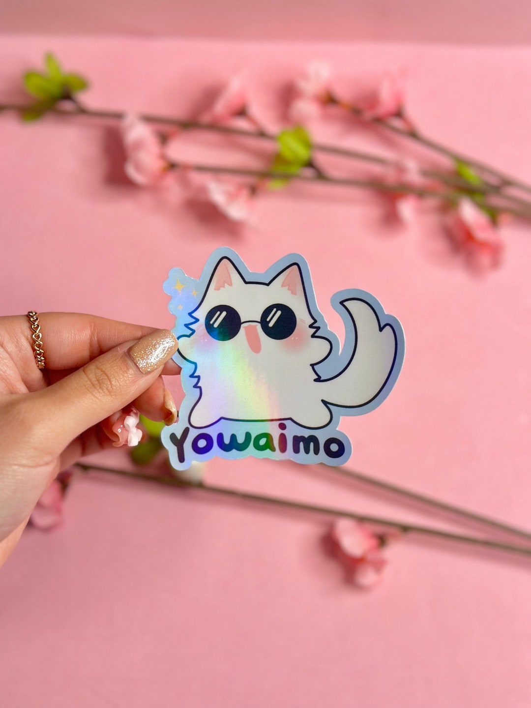 Gojo Cat Sticker - Etsy