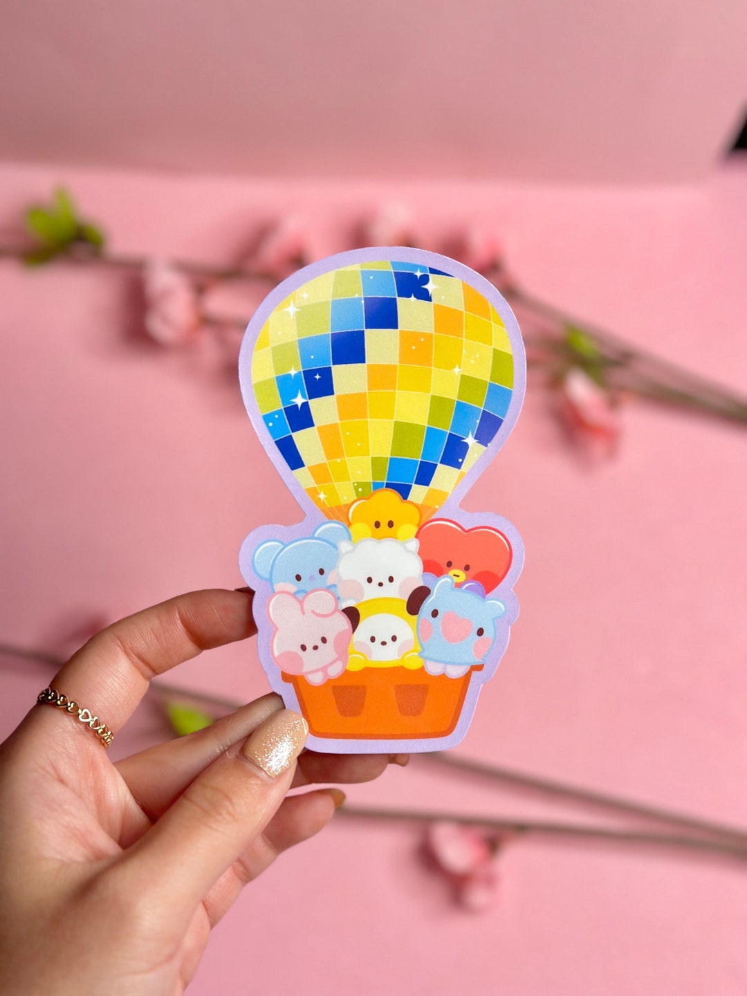 BT21 Air Balloon Sticker - Etsy