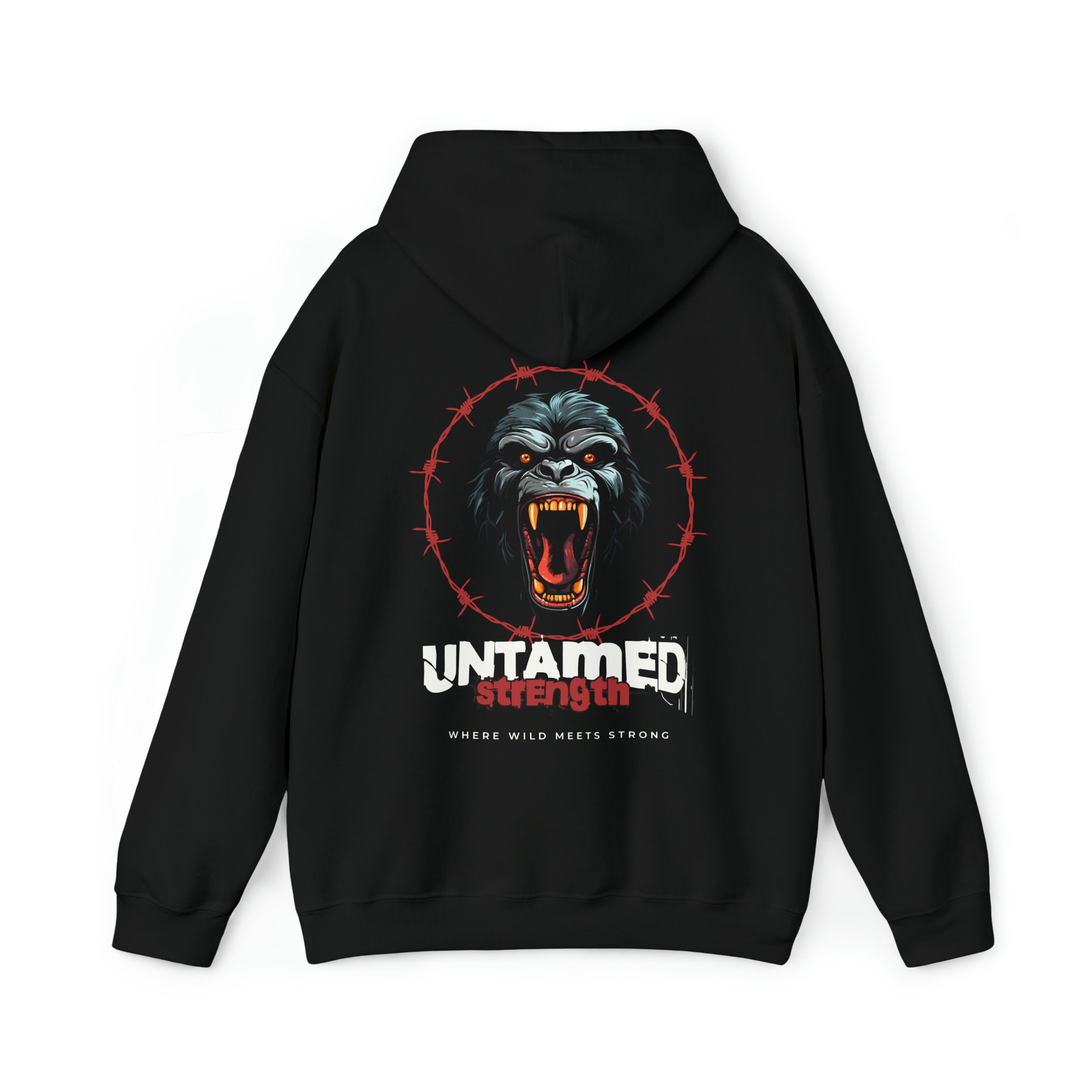 Untamed Strength Hoodie Where Wild Meets Strong Unique - Etsy