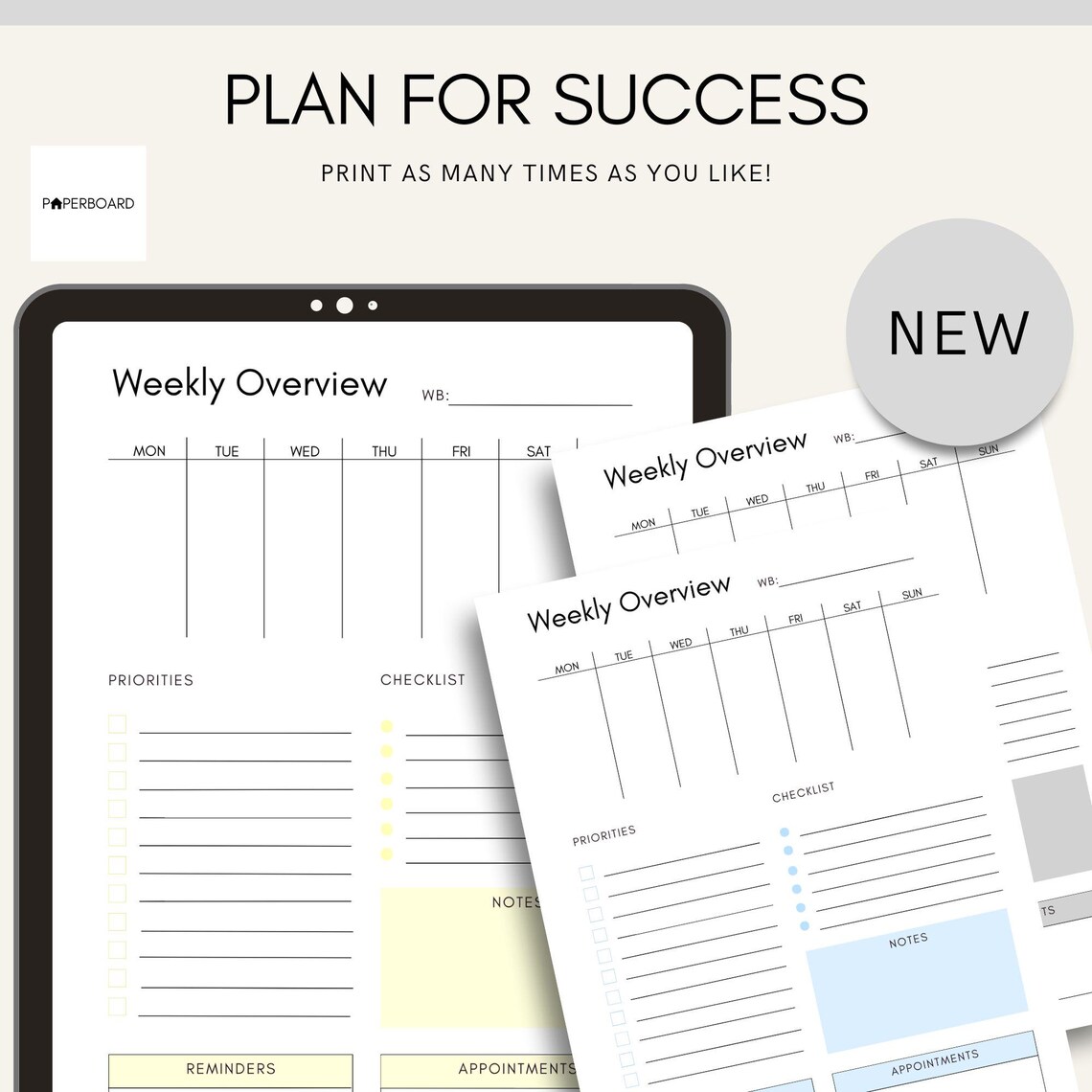 Weekly Planner Bundle | Weekly Planner Printable | Reminder | Weekly ...