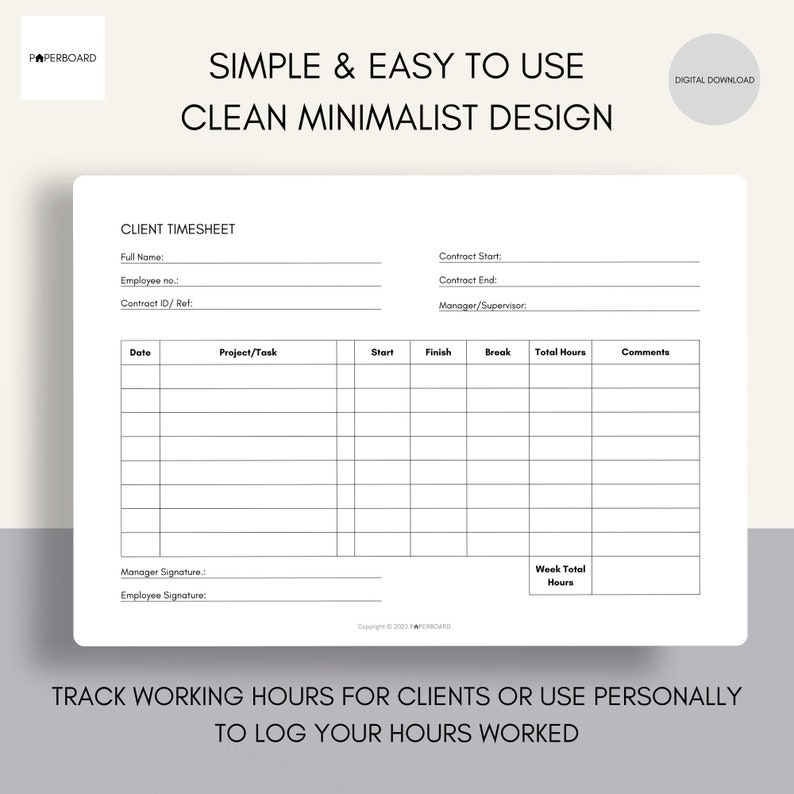 Timer Tracker | Employee Tracker | Employee Time Sheet | Timesheet ...
