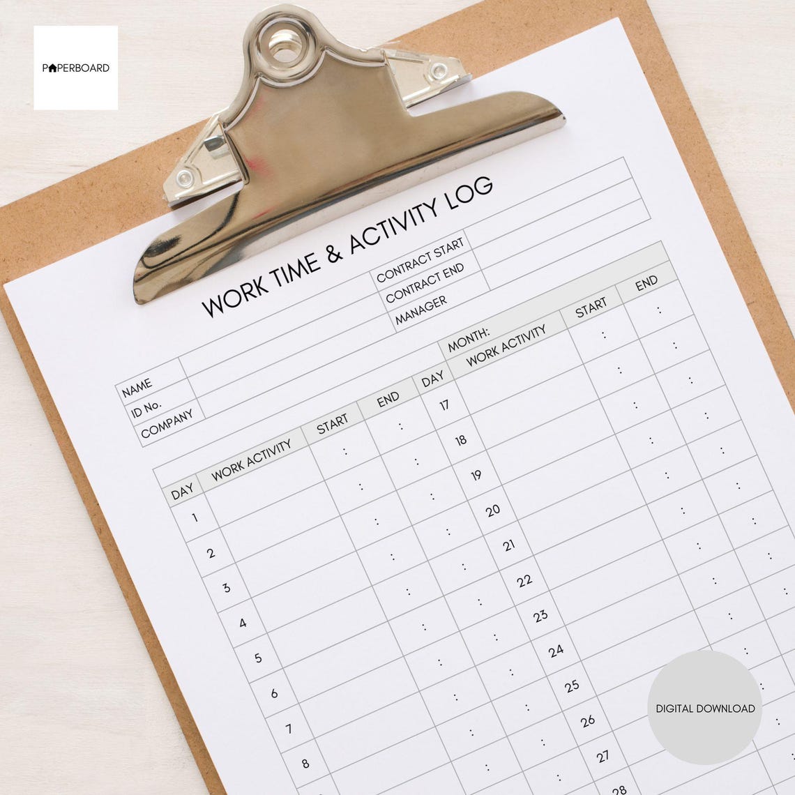 Employee Timesheet | Work Activity Log | Timer Tracker | Work Log ...