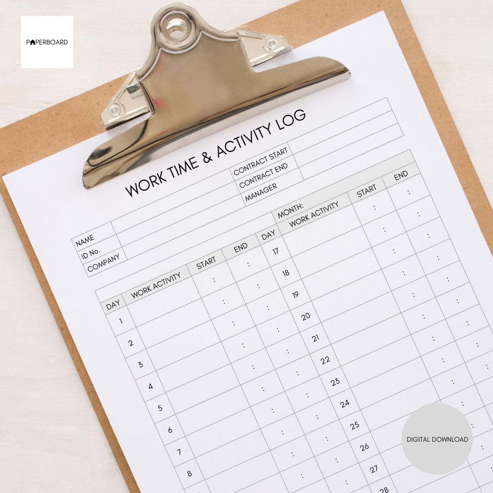 Employee Timesheet | Work Activity Log | Timer Tracker | Work Log ...
