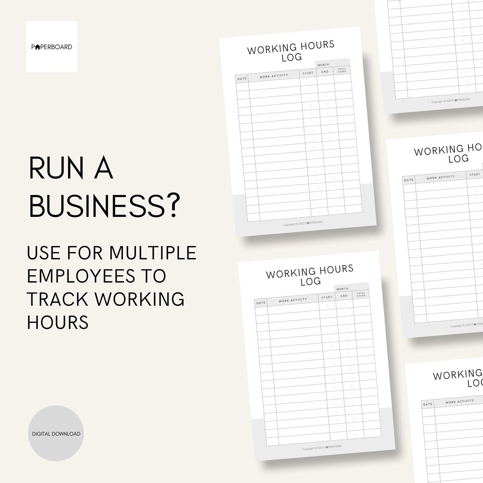 Timer Tracker | Daily Work Log | Employee Timesheet | Work Activity Log ...