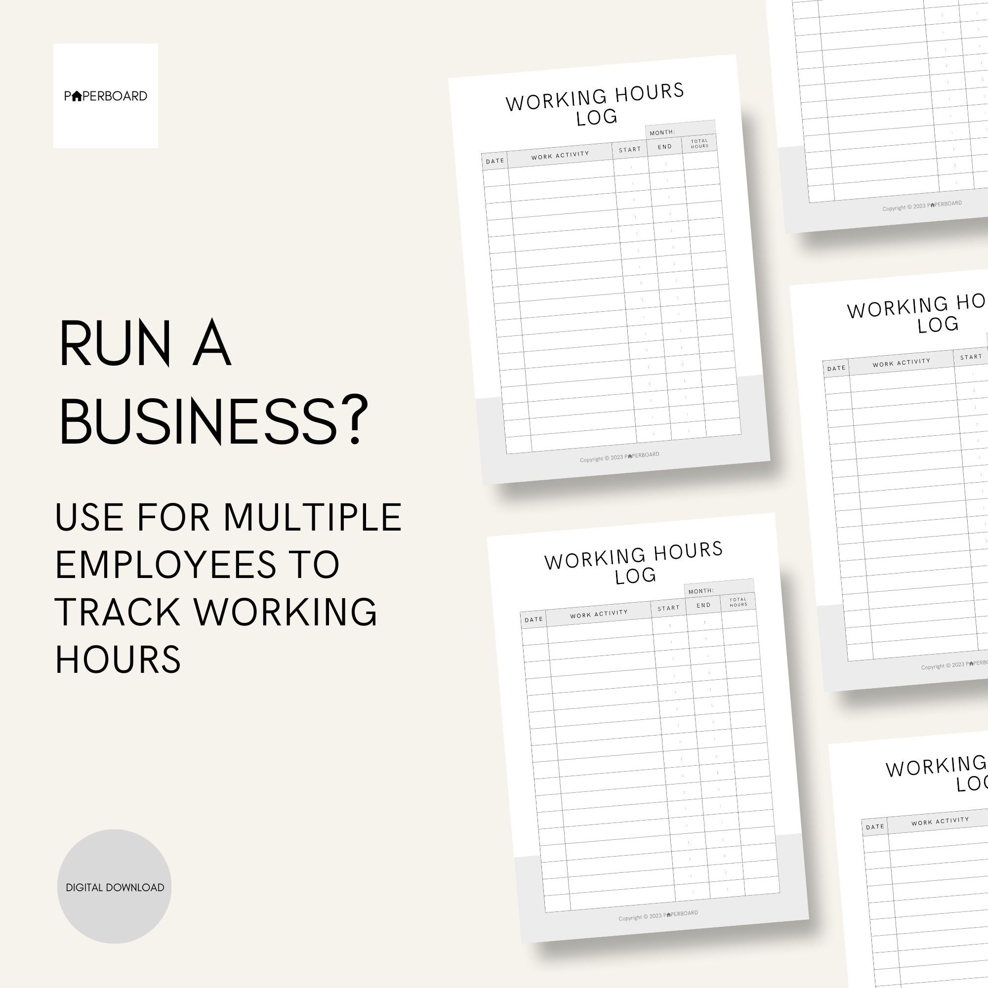 Timer Tracker | Daily Work Log | Employee Timesheet | Work Activity Log ...