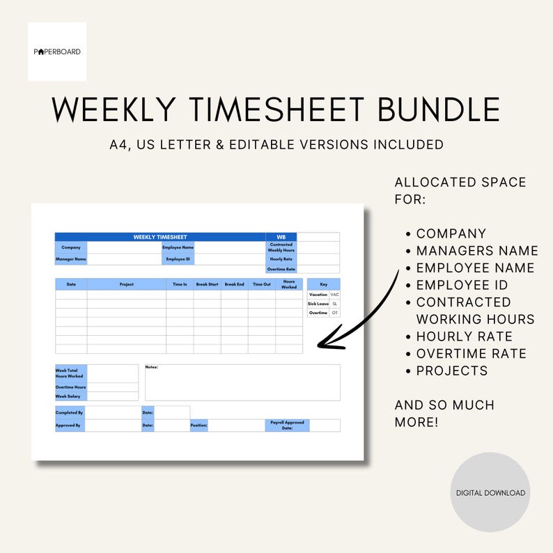 Employee Timesheet | Work Activity Log | Timer Tracker | Work Log ...