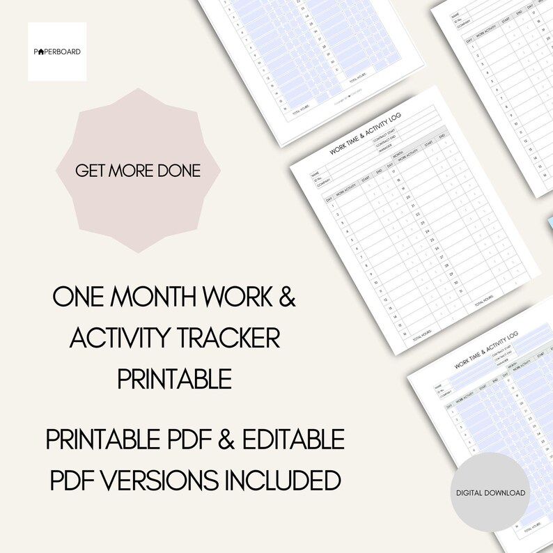 Employee Timesheet | Work Activity Log | Timer Tracker | Work Log ...