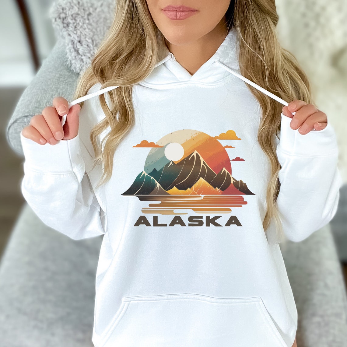 Unisex Alaska Hooded Sweatshirt, Alaska Hoodie, Alaska Sweatshirt ...