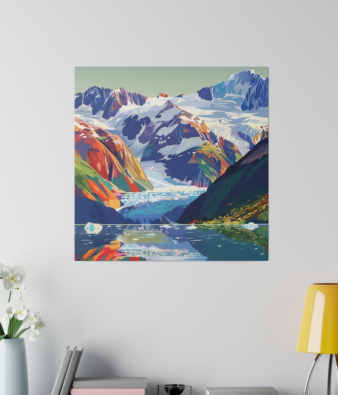 Toile mate d'art de l'Alaska, tendue, 0,75" décoration murale des ...