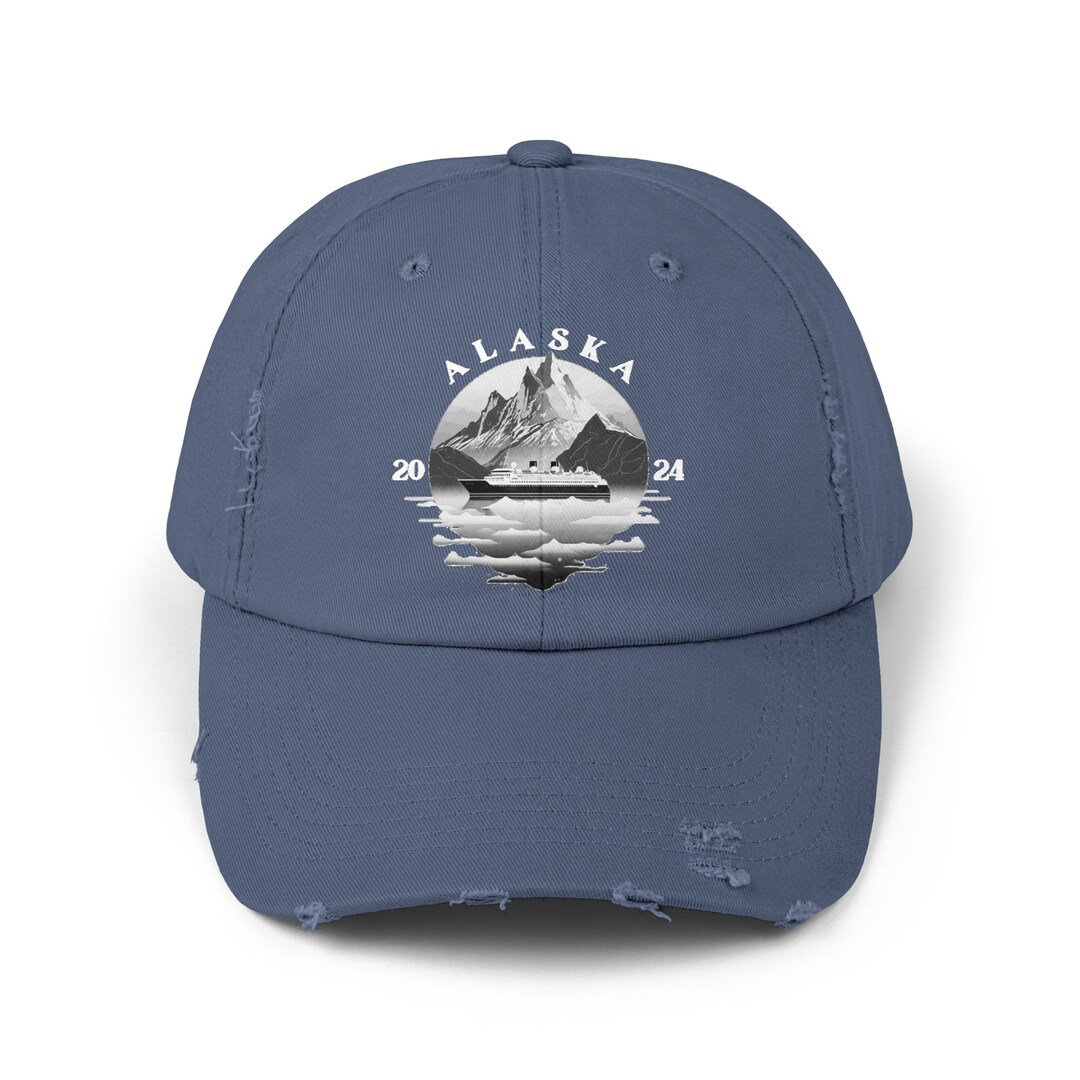 Unisex Alaska Cruise Distressed Cap 2024 Alaska Cruise Hat for Cruise ...