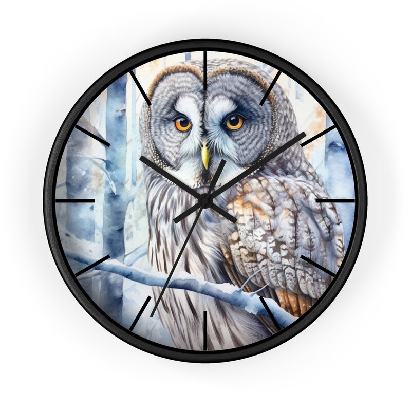 Owl Clock - Etsy