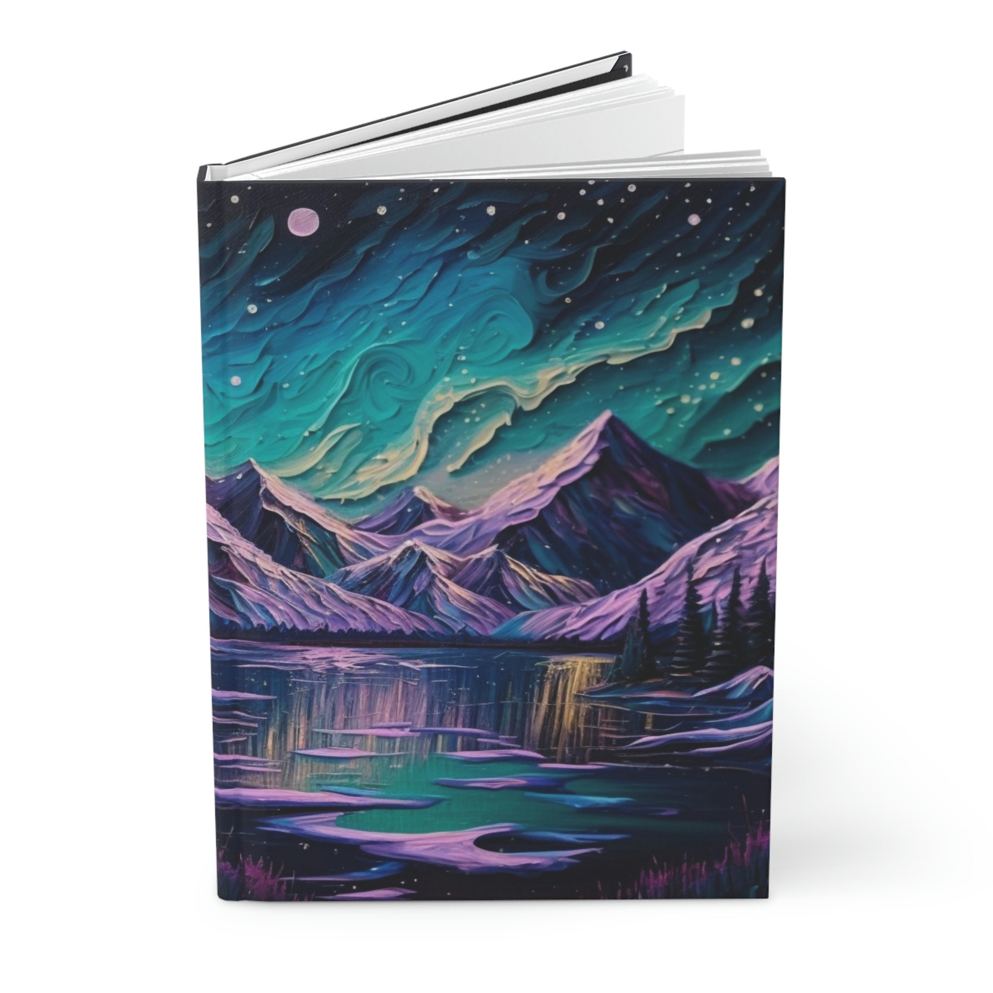 Northern Lights Hardcover Journal Alaska Journal Northern - Etsy