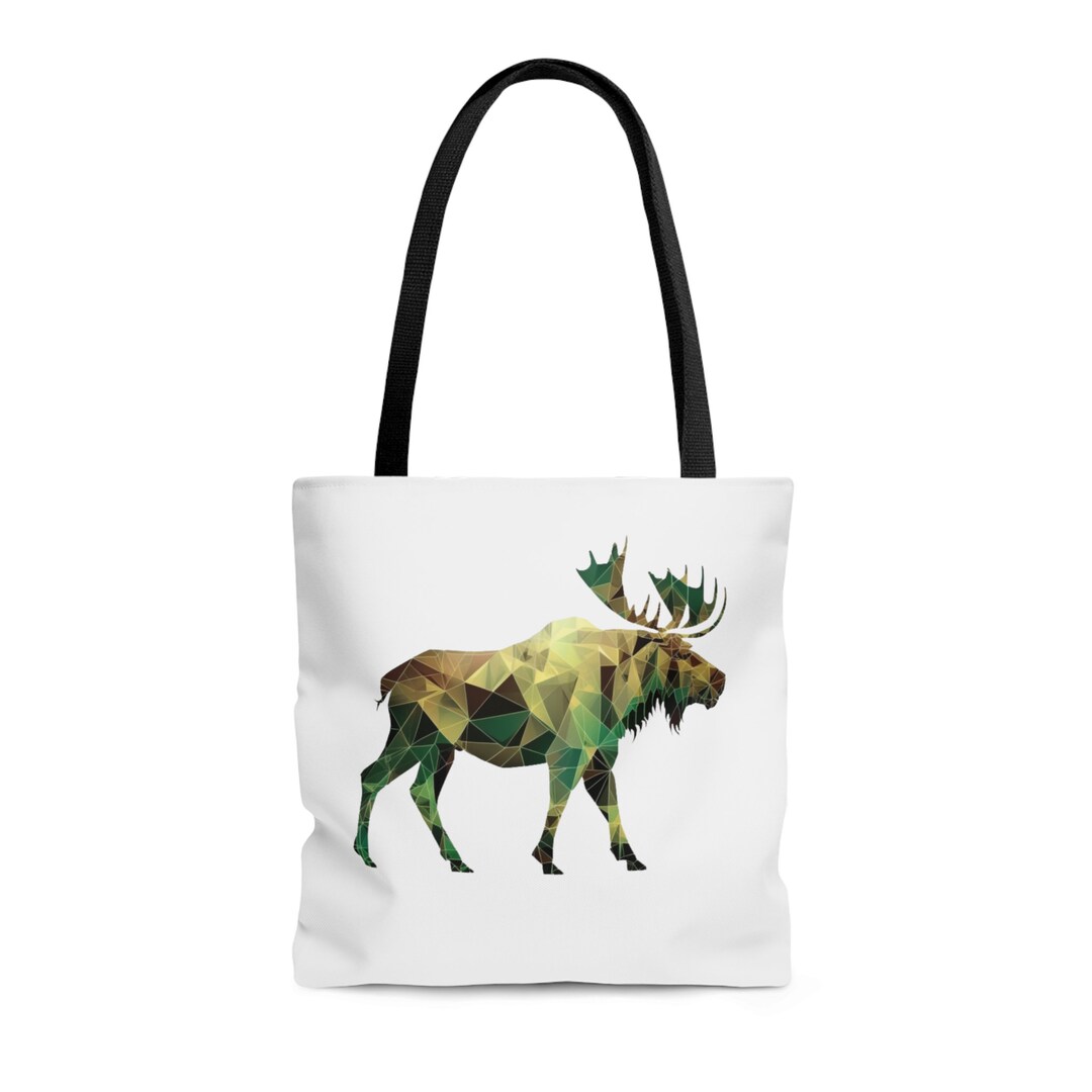 Moose Tote Bag, Moose Shopping Bag, Moose Lover Gift, Moose Lover Tote ...