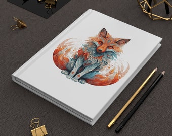 Fox Engraved A5 Leatherette Journal, Notebook, Personal Diary - Etsy