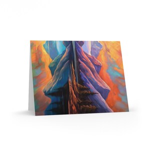 Alaska Sunset Greeting Cards (8, 16, and 24 Pcs), Alaska Fjord Cards ...