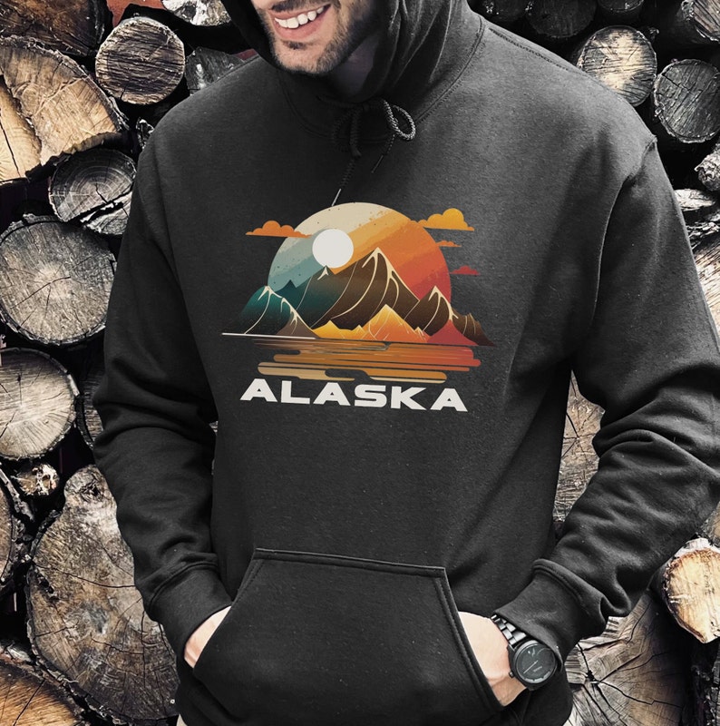 Unisex Alaska Hooded Sweatshirt, Alaska Hoodie, Alaska Sweatshirt ...