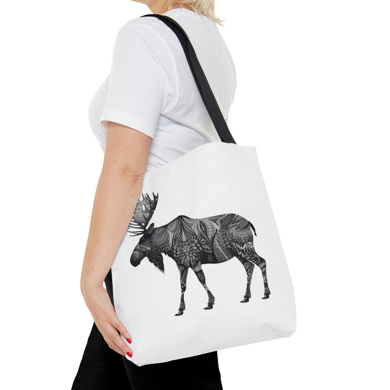 Moose Tote Bag Alaska Cruise Tote Moose Shopping Bag Alaska - Etsy