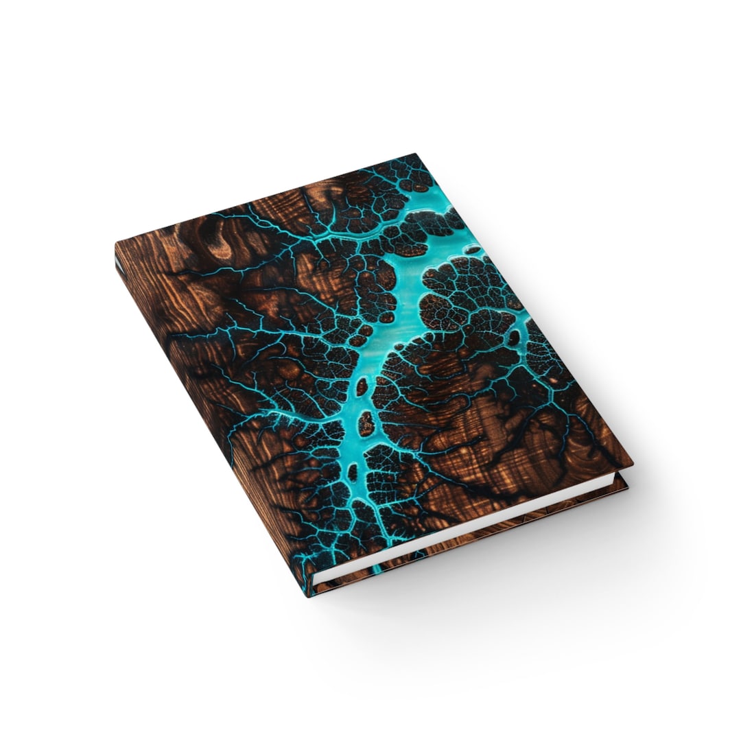 Electrocuted Notebook Journal Wood Grain Lichtenberg Burned Wood ...
