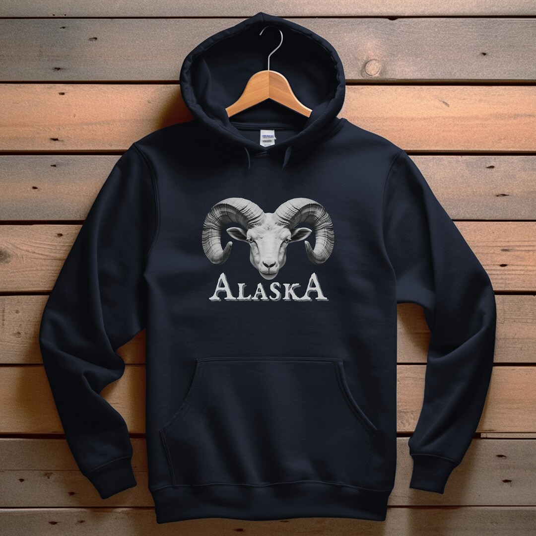 Alaska Hooded Sweatshirt, Doll Sheep Alaska Hoodie, Alaska Sweatshirt ...