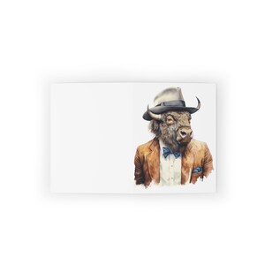 Buffalo Greeting Cards (8, 16, and 24 Pcs), Funny Animal Gift Card Set ...