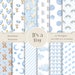 It's a Boy Digital Patterns | Baby Boy Seamless Paper| Blue Scrapbook ...