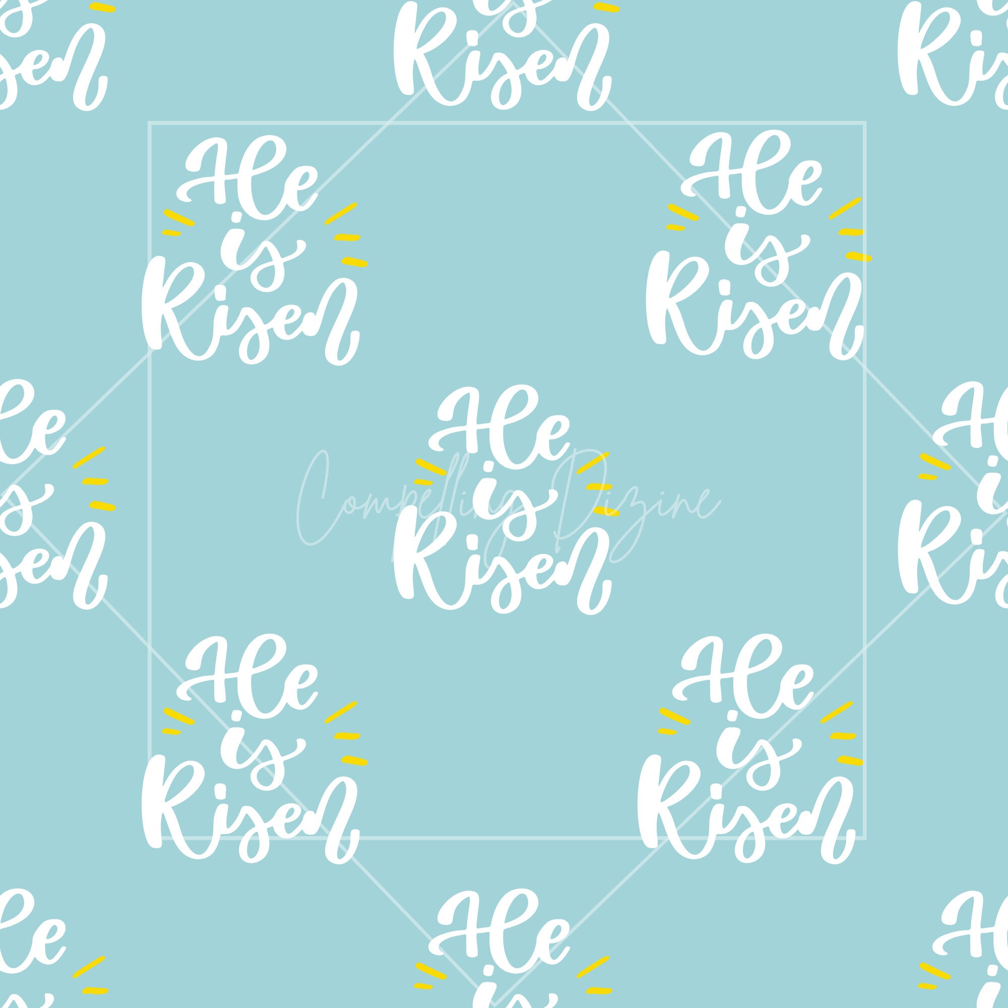 Easter Blessings Digital Patterns | Religious Seamless Paper | Crosses ...