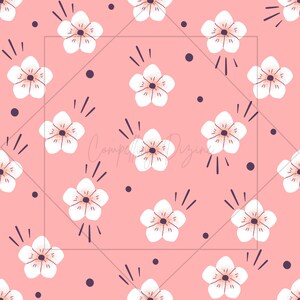 Spring Garden Digital Patterns | Floral Seamless Paper | Bloom ...