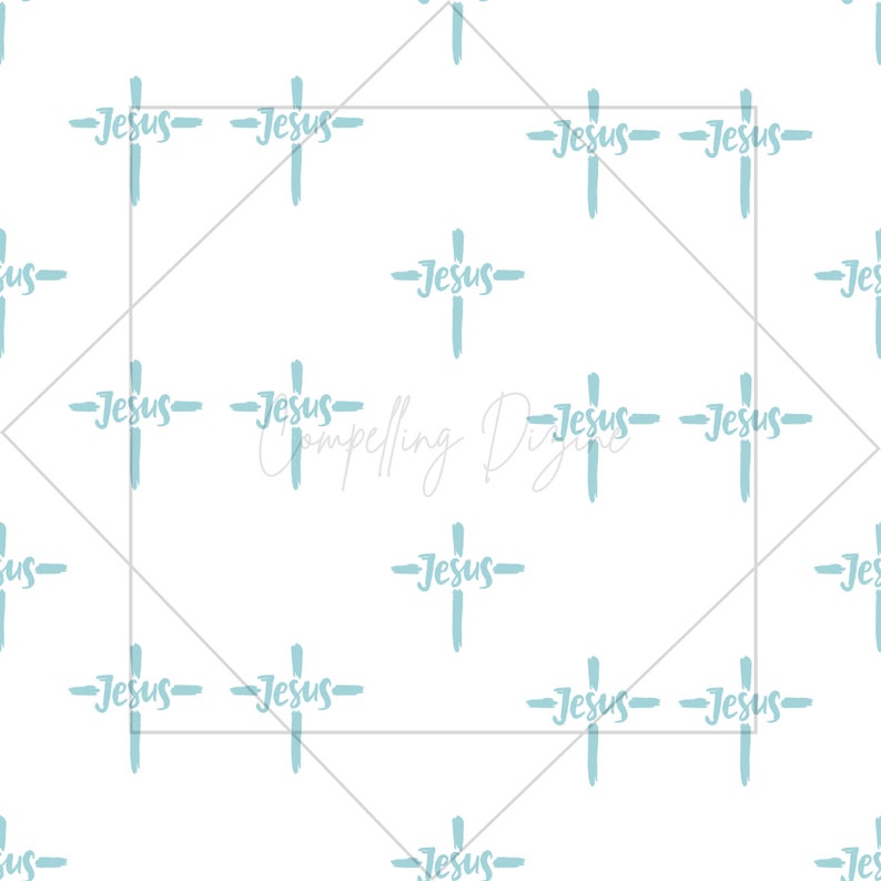 Easter Blessings Digital Patterns | Religious Seamless Paper | Crosses ...
